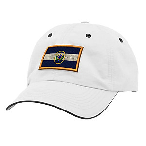 Richardson Running Cap El Salvador Embroidery City Name Polyester Hat Hook & Loop - White/Charcoal, Design Only