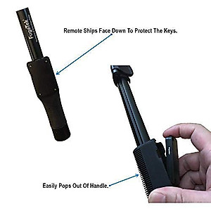Fugetek 49" Selfie Stick Monopod Professional High End FT-568, For Apple iPhone, Android Samsung, & DLSR Cameras, Aluminum Alloy, Rechargeable Wireless Bluetooth Remote (Black)