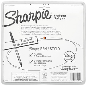 SHARPIE Pocket Style Highlighters, Chisel Tip, Assorted Fluorescent, 12 Count