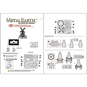 Metal Earth Windmill 3D Metal Model Kit Fascinations