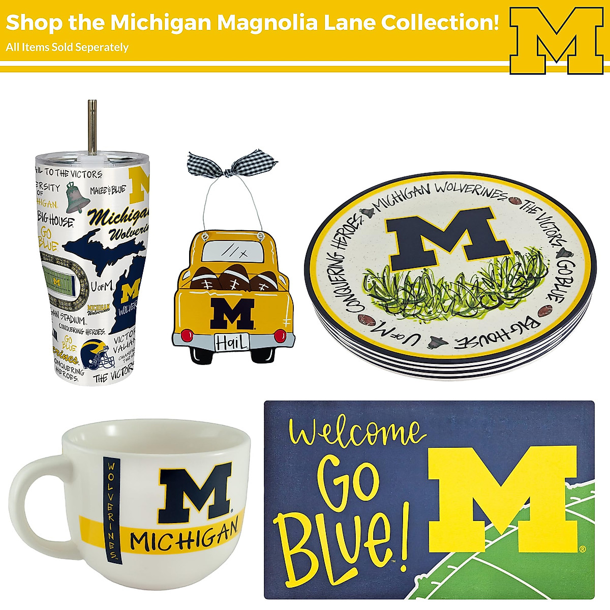 University of Michigan 30oz Stainless Steel 3D Icon Tumbler – High Performance Double-Walled Thermos w/Convertible Lid & Straw – Insulated Decorative NCAA Beverage Vessel – Keeps Drinks Hot or Cold