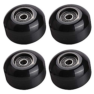 TOBWOLF 4 Pack 52mm x 32mm 95A Skateboard Wheels, Street Skateboard Wheels with ABEC-9 Bearings, Longboard Wheel Drift Wheel for Street, Park