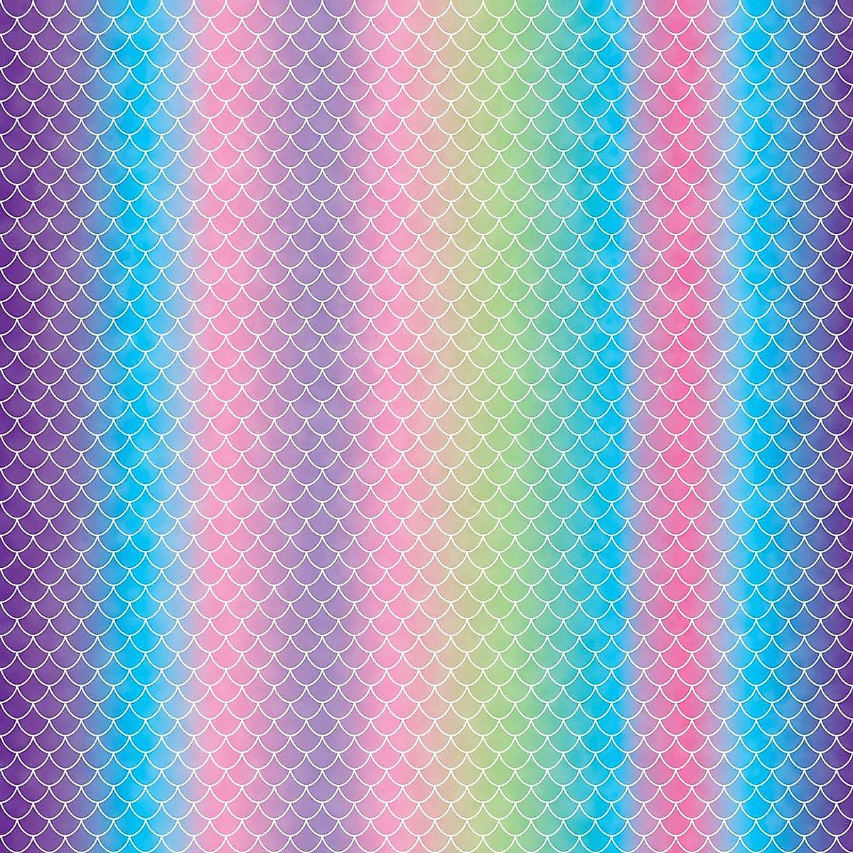 Cricut Infusible Ink Transfer Sheets -4 Sheets 12" x 12" - Mermaid Pattern - For Cricut EasyPress, Maker, Explore Air 2