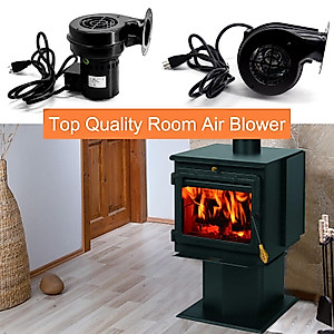 Criditpid AC-16 Wood Stove Convection Blower for Englander Stove, Room Air Blower Replacement for Englander Pellet & Wood Stoves.