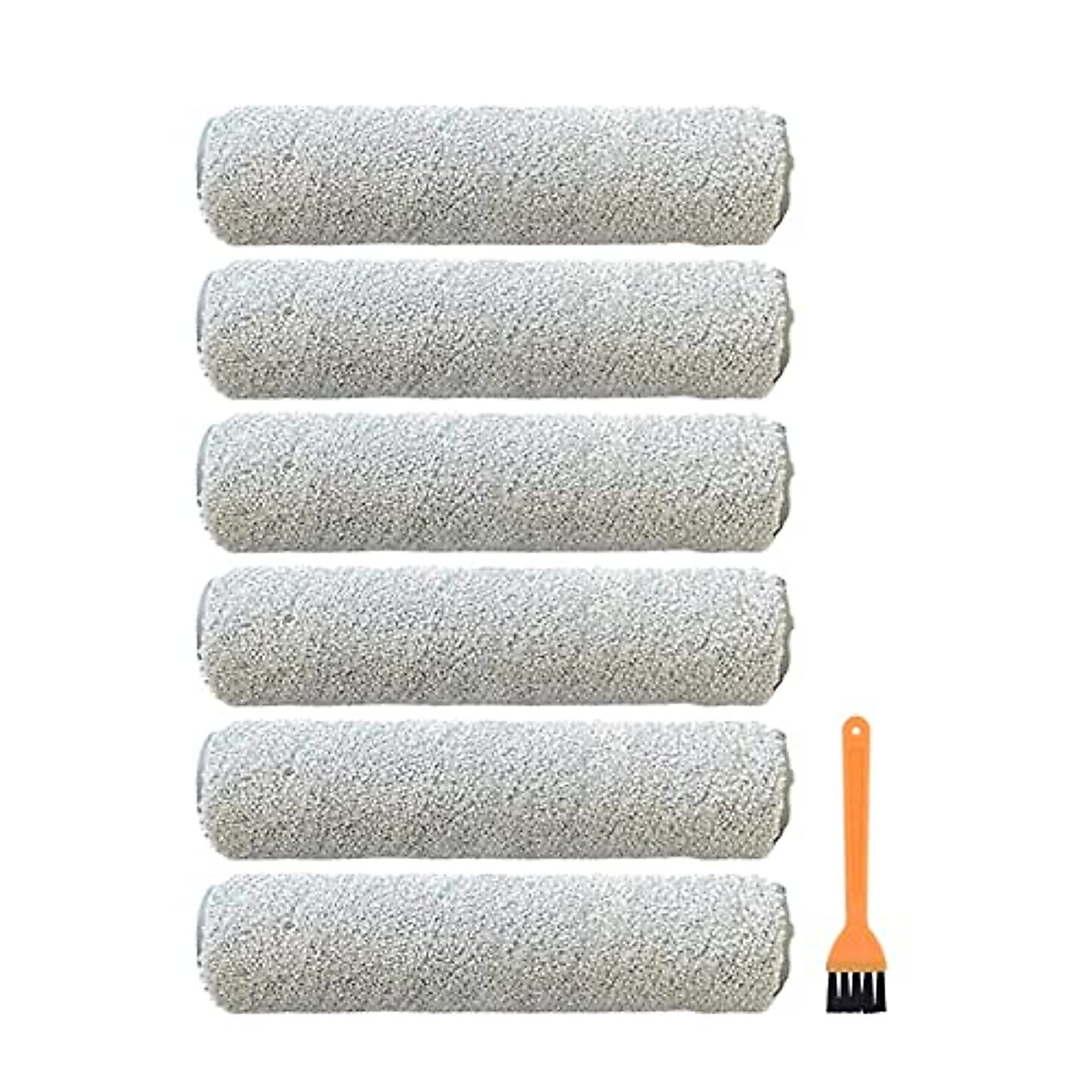 PSKOO 7Pcs Replacement Roller Brush Kit Parts Compatible with Uwant X100 Household Wet Dry Sweeper Cleaning Tool Mian Brush Home