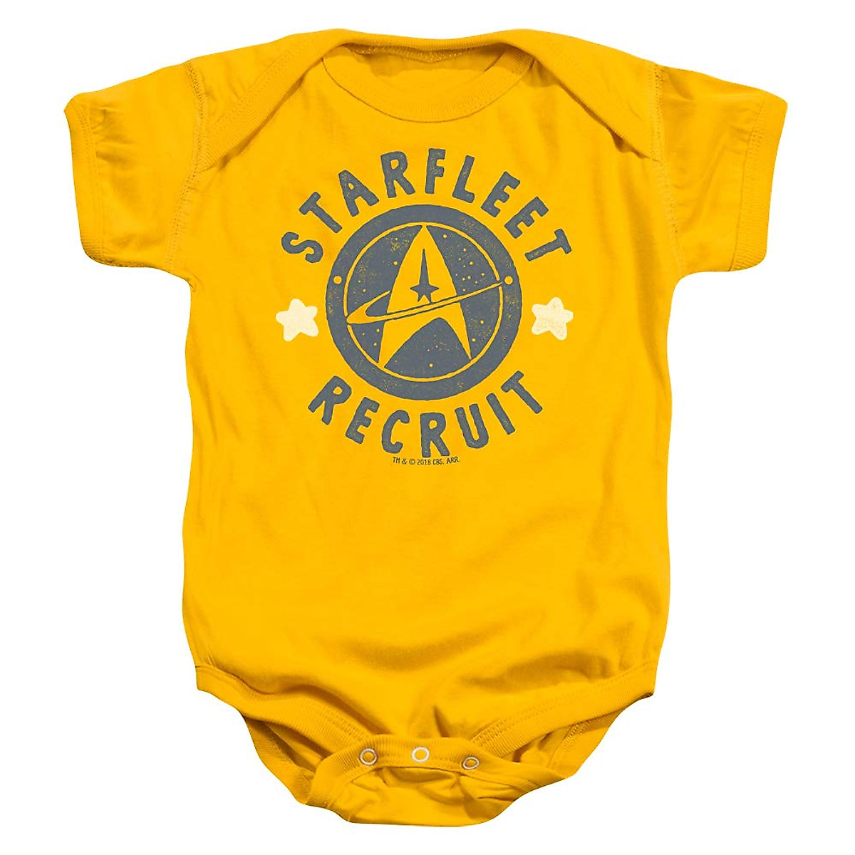 Popfunk Star Trek Recruit Stamped Baby Onesie Bodysuit, 6 Months