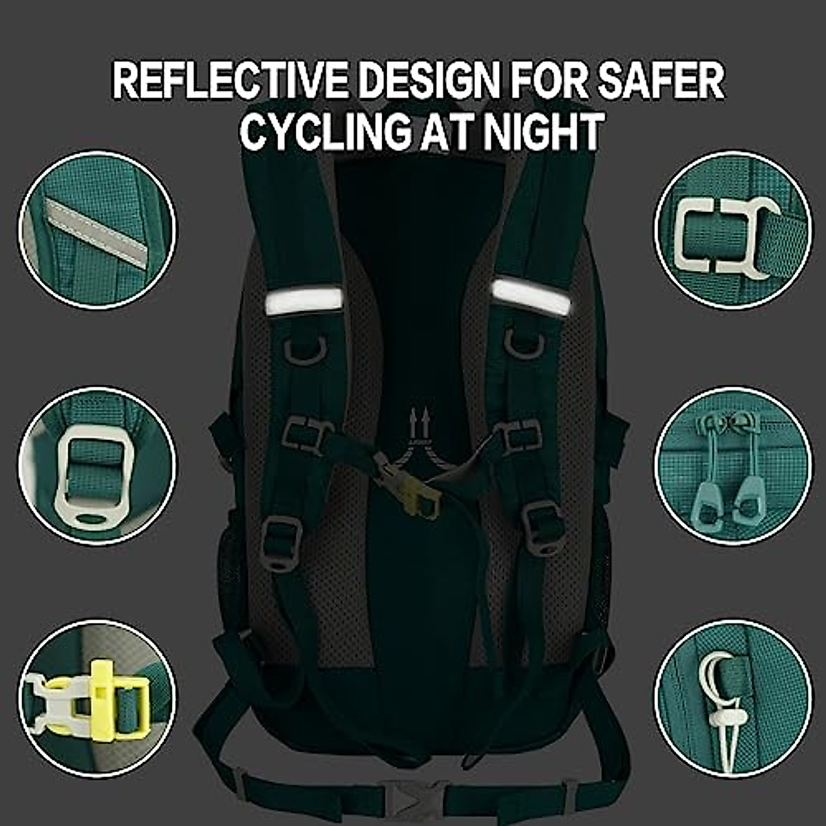 LOCALLION Cycling Backpacks 20L Hiking Backpack Bike Backpack Waterproof Biking Backpack Lightweight Daypacks for Camping
