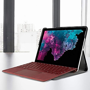 ProCase Case for 12.3" Surface Pro 7 Plus/Pro 7/ Pro 6/ Pro 5/ Pro 2017/ Pro 4/ Pro LTE, Slim Light Smart Cover Stand with Built-in Pen Holder, Compatible with Surface Type Cover -Black