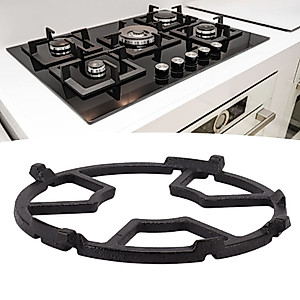 Cast Iron Wok Rack Cast Iron Wok Support , Universal Non Slip Gas Stove Work for Kitchen Gas Cooktop Pot Rack Stove Rack Pan Holder Stand, Gas Stove Rack Accessories