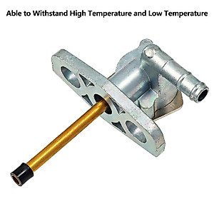 Fuel Valve Petcock with Lever Screw Fit for Honda Recon 250 TRX250, Honda Rancher TRX350, Honda Rancher TRX420, Honda Foreman TRX450, Honda Foreman Rubicon TRX500FA, Fuel Tank Switch Valve Part