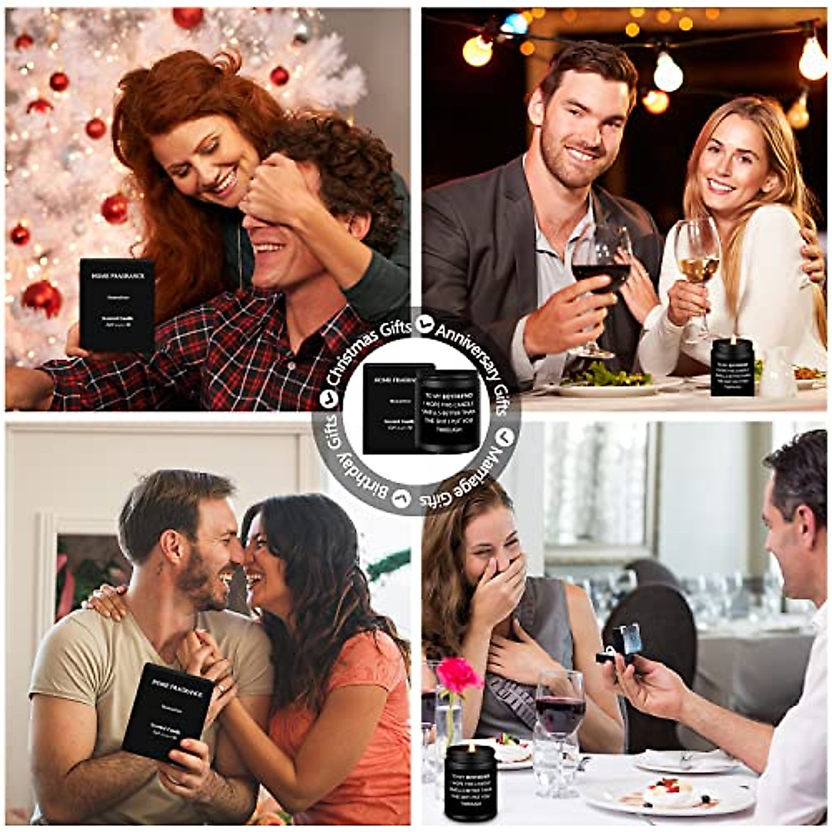 Gifts for Boyfriend from Girlfriend, Best Fiance Boyfriend Gifts, Gifts for Him, Birthday Gifts Anniversary Funny Gifts Valentines Day Gifts for Boyfriend, Perfect Scented Candles Gifts for Men…