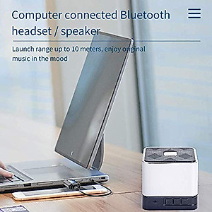 Bluetooth 5.0 Transmitter and Receiver with LCD Display, 2 in 1 Portable Visualization Bluetooth Adapter, 3.5MM Wireless Bluetooth Adapter for PC,TV,Wired Speaker,Headphones and Car (Blue)
