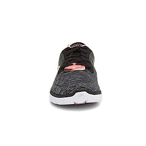 Skechers Women's GO Walk 6-Magic Melody Sneaker, Black/Pink, 8.5