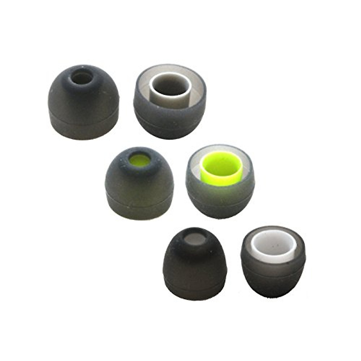 Zotech Accessory Pack for JayBird BlueBuds X, X2 & X3 Sport Headphones (3 Pair Memory Foam, 3 Pair Silicone Ear FINS & 3 Pair Silicone Rubber Replacement Earbuds, Ear Tips)