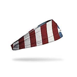JUNK Brands Continental Big Bang Lite Headband, Red/White/Blue, One Size