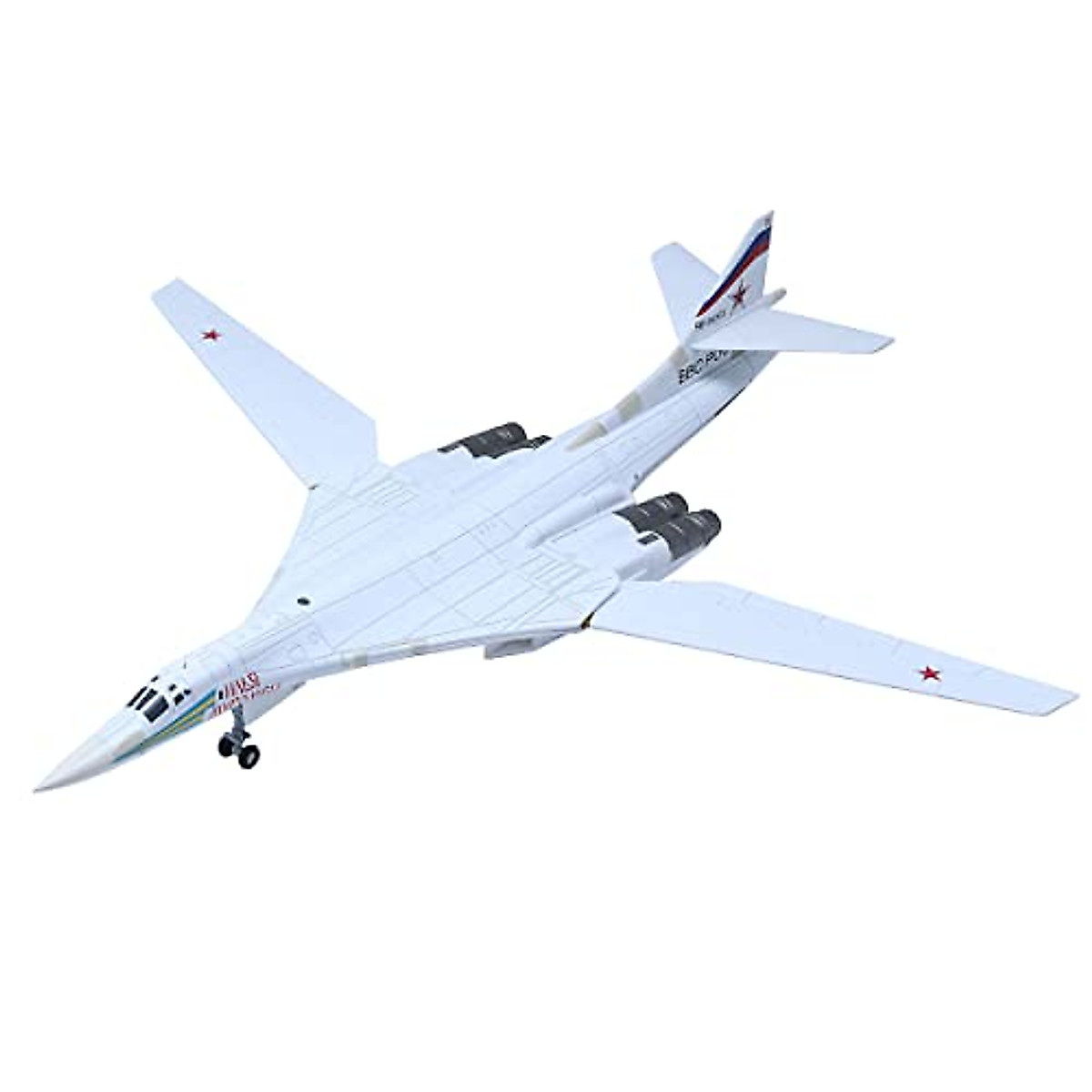 Udnorbay 1/200 Scale Tu-160 Strategic Bomber Plane Model Military Fighter Diecast Model