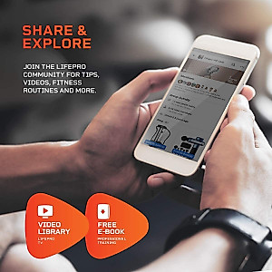 Lifepro Waver Press Vibration Plate Exercise Machine | Vibrating Platform for Whole Body Fitness, Lymphatic Drainage, Weight Loss, Power Push Ups, Pressotherapy | Max User Weight 330 lb