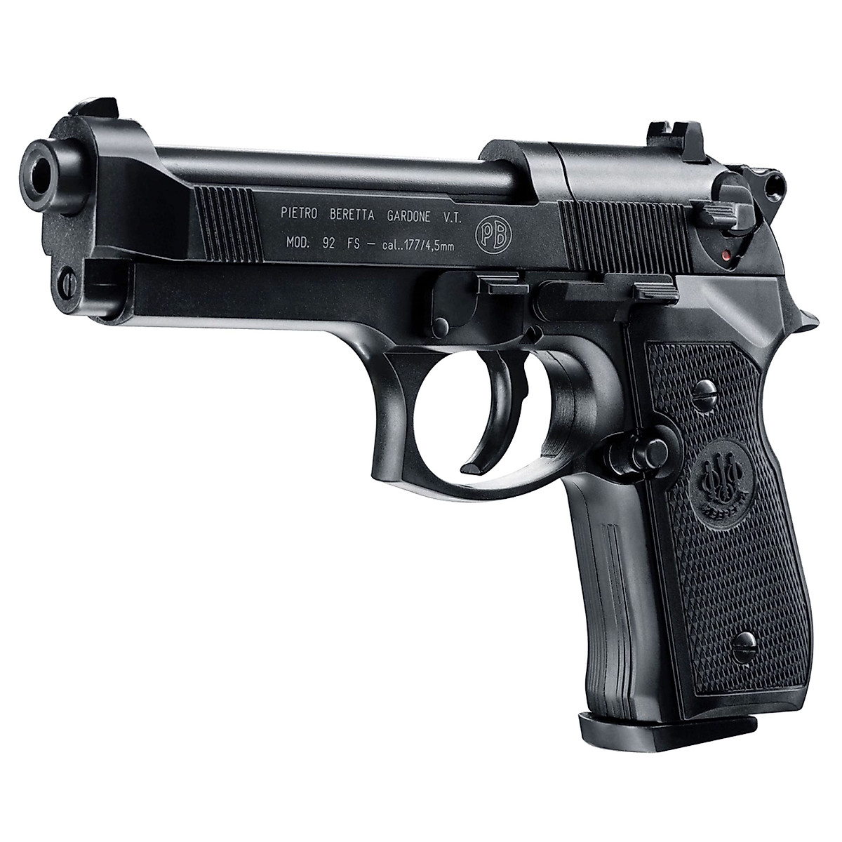 Beretta M 92 FS All Metal .177 Caliber Pellet Gun Air Pistol, Black, One Size