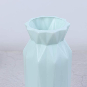 Ceramic Look Plastic Vase Creative Plant Vase Without Flower 4 Pcs Ceramic Look Plastic Vase Unbreakable Vase for Flowers Plastic Vases