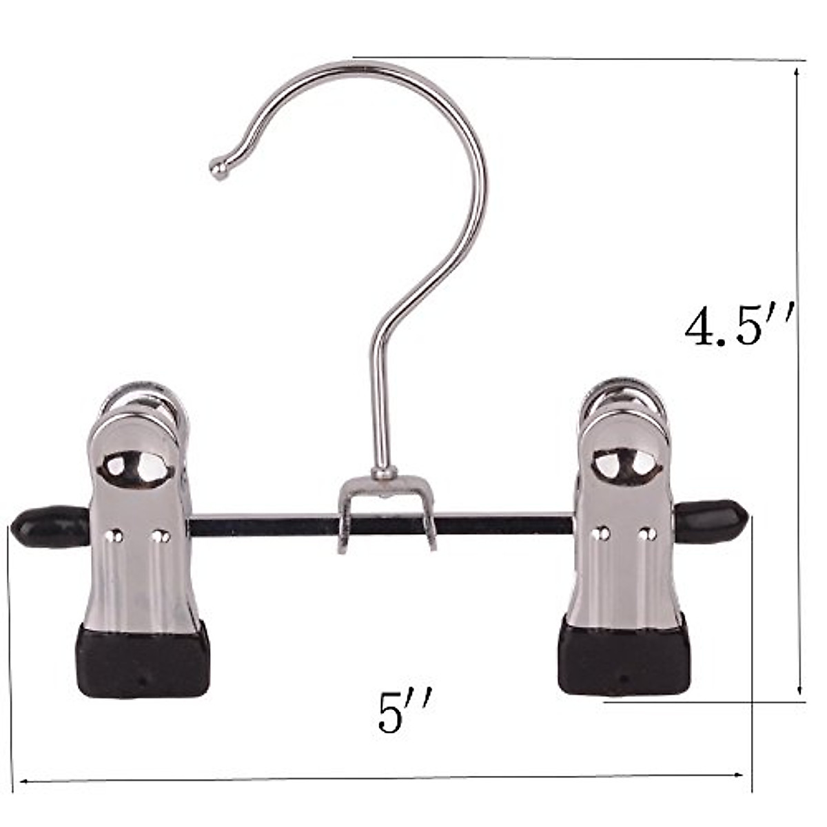 Aligle Adjustable Stainless Steel Shoe Rack Pants Folder Multi-Functional Portable Travel Laundry Washing Machine Rack Hooks Socks Clip Boot Hanger Set of 6 (6)