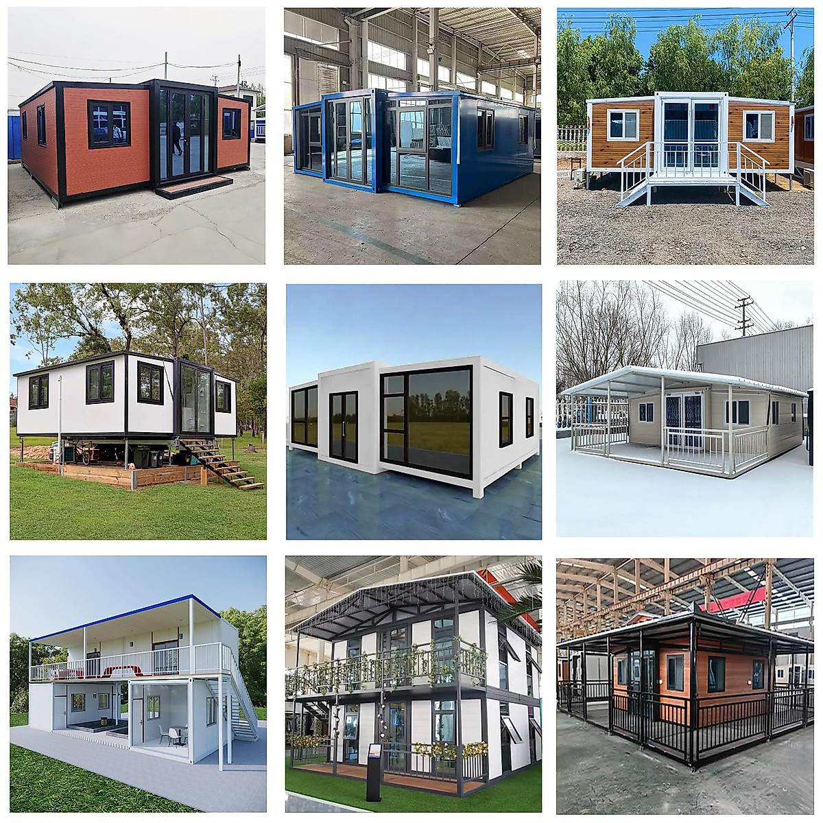 20Ft 30ft Expandable Container House Folding Container Houses Tiny Homes with 2 Bedroom