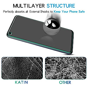 KATIN [2-Pack] Tempered Glass For OnePlus Nord N200 5G Screen Protector Anti Scratch, Bubble Free, 9H Hardness, Easy to Install, Case Friendly, Opened Camera Hole