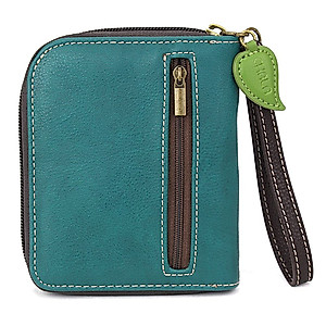 Chala Handbags Loon Bird Zip-Around Wristlet Wallet