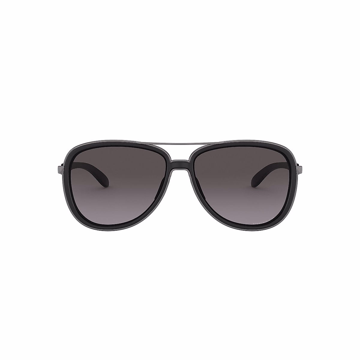 Oakley OO4129 Split Time Sunglasses+ Vision Group Accessories Bundle (Velvet Black/Prizm Grey Gradient (412917))