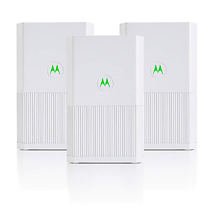 Motorola MH7023 | WiFi Mesh System (3-Pack) | Replaces Router + Extender | Easy Setup, Network Protection, Parental Controls | AC2200 WiFi Speed | up to 5000 sq ft