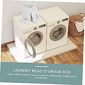 Washing Powder Storage Bucket Laundry Containers for Powder Container for Flour Softner Washing Powder Containerent Laundry Powder Storage Container Bin 1 Set