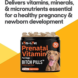 Bitch Pills - Prenatal Vitamins for Dog - 90 Tablets