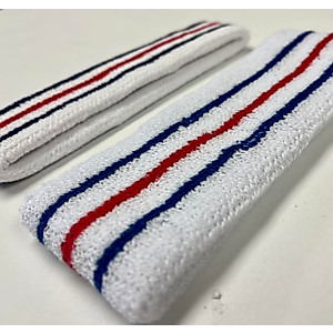 COUVER Tennis Style Premium Quality Athletic Terry Head Sweatband(1 Piece)