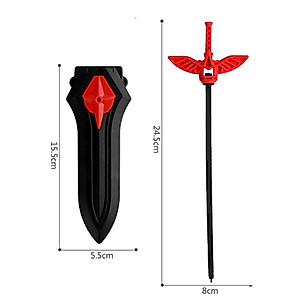 Battling Top Sword Right/Left - Ripcord /String Bey Launcher Beylauncher Starter Tool Compatible with All Bey Burst Series Bey Battling Blade(Black)
