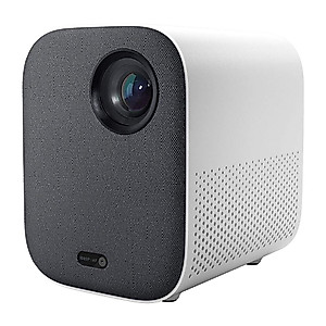 Xiaomi Mi Smart Compact Projector 1080P Full HD Resolution, Portable Home Theater Projector, Average 500 ANSI lumens, Totally Sealed Optical System, Large Integrated Sound Chamber