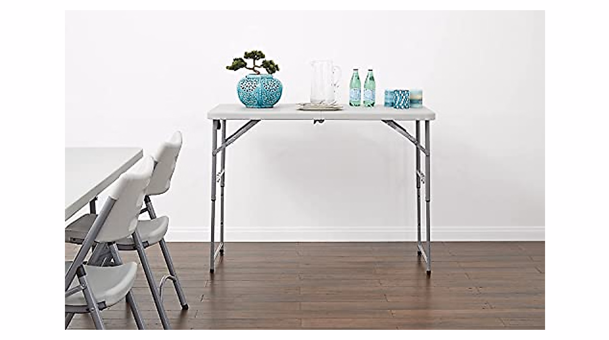 Office Star 4-Foot Multipurpose Table – Adjustable & Portable