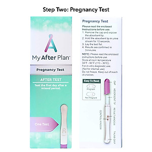 OHM My After Plan Emergency Contraceptive Pill (Levonorgestrel 1.5 mg) Plus Follow-Up Pregnancy Test