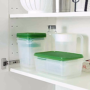 IKEA PRUTA BPA FREE FOOD CONTAINER, SET OF 17, MICROWAVE,FREEZER,DISHWASHER-SAFE ;from#bestshop201314