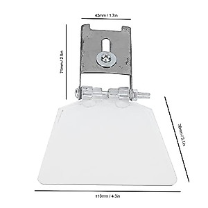 2Pcs Bench Grinder Eyeshield, Grinder Tool Shield Angle Grinder Protective Cover for Bench Type 125/150/200/250 Grinder Attachment Accessories S