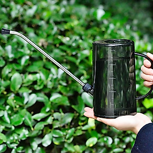 XDMTWLKJ 1L/34oz Thickened Household Gardening Watering Can Large Capacity Spray Bottle Long-Nozzle Garden Plant Watering Pot Sprayer (Grey)