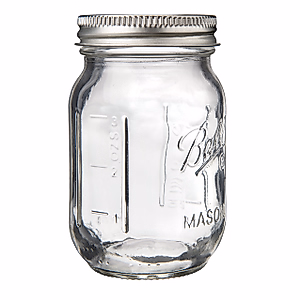 Ball Mini 4 Oz Miniature Storage, 24 Jars, Clear