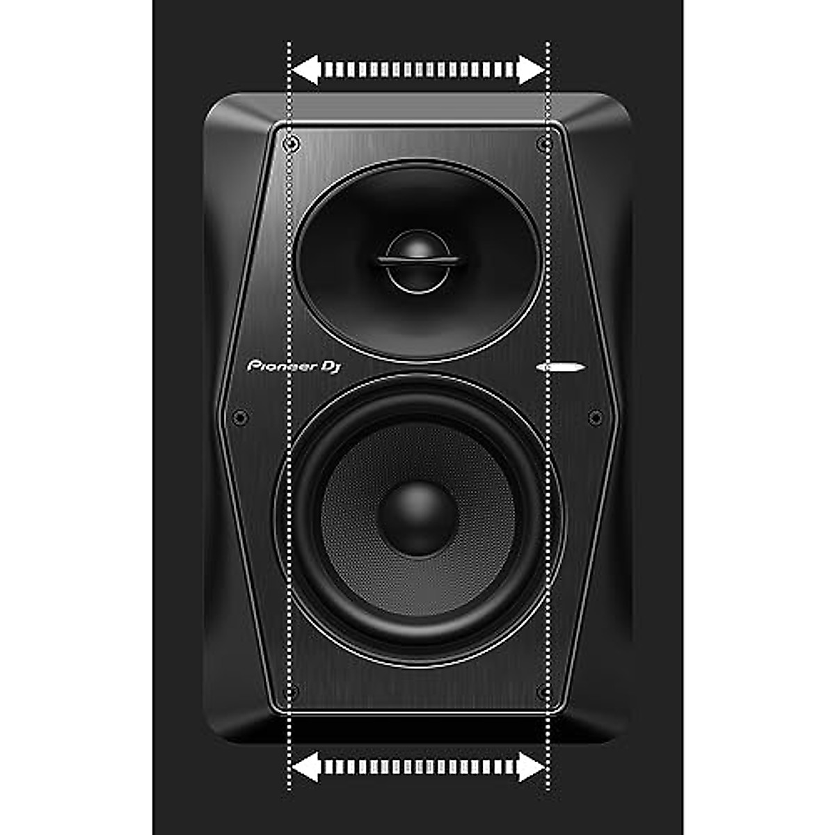 Pioneer DJ VM-80 8-inch Active Monitor Speaker - Black