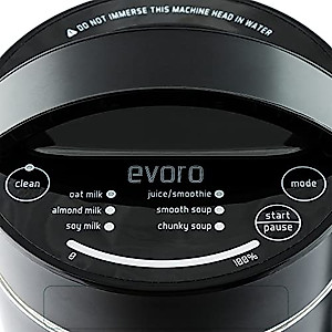 Nut Milk Maker Machine • 40oz • Make Delicious and Healthy Plant Milks In Minutes With Press Of A Button • Oat, Almond, Soy, Coconut, Cashew, Macadamia, Hemp and more • 6-in-1 Multi-Functional (also makes Soups, Smoothies, Juices, Hot Remedies, Porridges