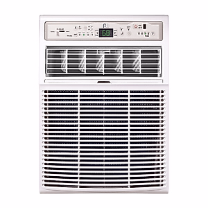 PerfectAire 10,000 BTU Slider Air Conditioner Window A/C - Casement, 10000, Gray