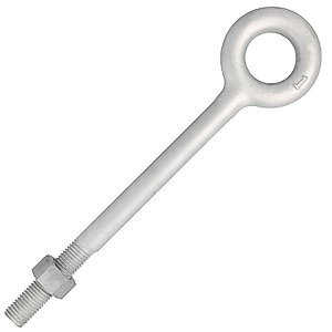1" X 12" Galvanized Regular Eyebolt