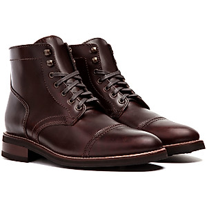 Men's Captain Lace-Up Boot, Brown, 12 Wide