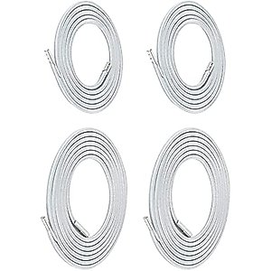 4 Pcs Universal Replacement Cord for Chair Universal Bungee Cord Laces Elastic Oxford Rope Gravity Chair Repair Kit for Lounge Chair Recliners Anti Gravity Chair Bungee Chair (Grey)