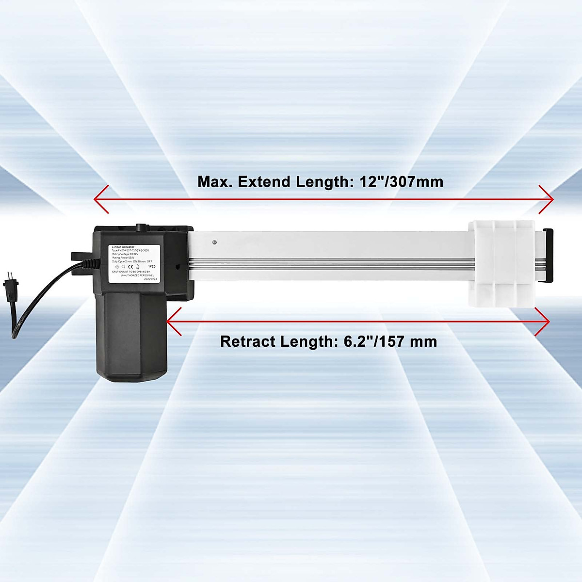 lifancy Power Recliner Sofa Lift Chairs RMT Motor Actuator with Power Supply and Controller for Model R8123 R812301156333 Replacement