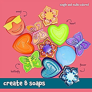 Dan&Darci Soap Making Kit for Kids - Crafts Science Toys - Birthday Gifts for Girls and Boys Age 6-12 Years Old Girl DIY Soap Kits - Best Educational Craft Activity Gift for 6-12 Year Old Kids