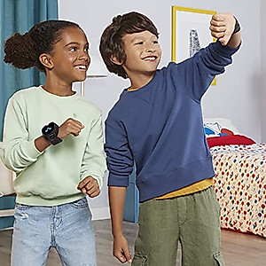 Little Tikes Tobi 2 Robot Smartwatch Amazon Exclusive, Gaming, Advanced Graphics, Motion-Activated Selfie Camera, Fun Expressions, Games, Pedometer, Splashproof, Wireless Connectivity, Video, Black 6+