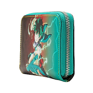 Loungefly My Hero Academia Deku Zip Wallet Standard